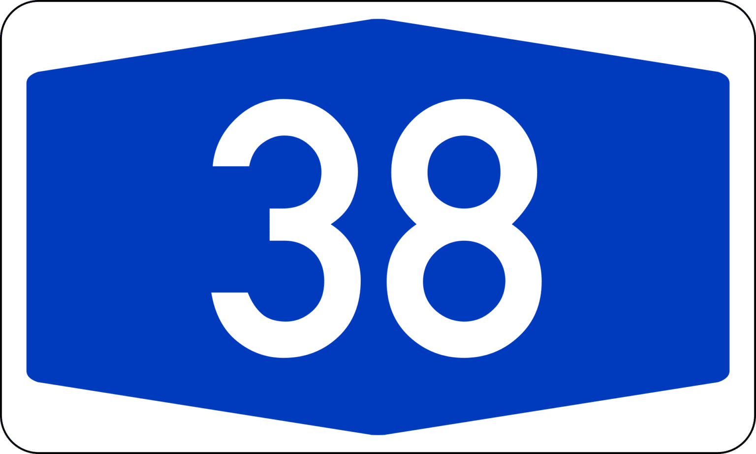 Autobahn 38 (A38) - Echtzeit Staukarte Deutschland